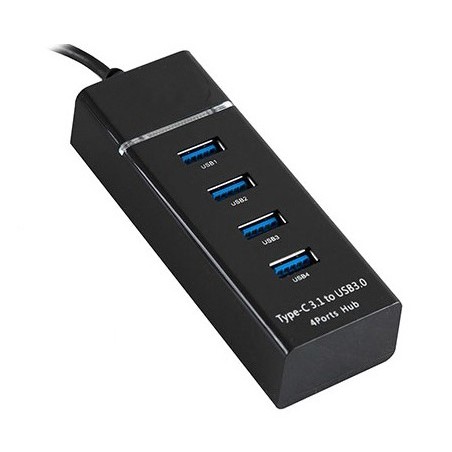 Hub USB 3.0 4 Ports / Noir