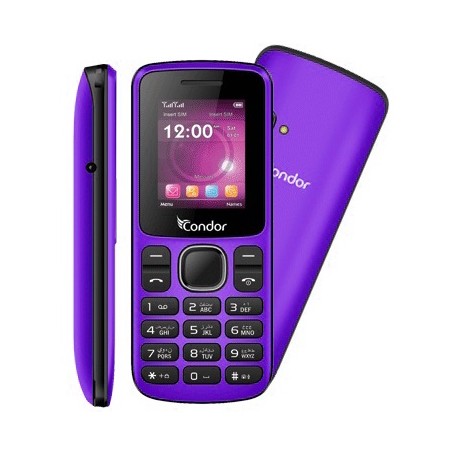 Téléphone Portable Condor F1 Mini / Double SIM / Violet + SIM Offerte