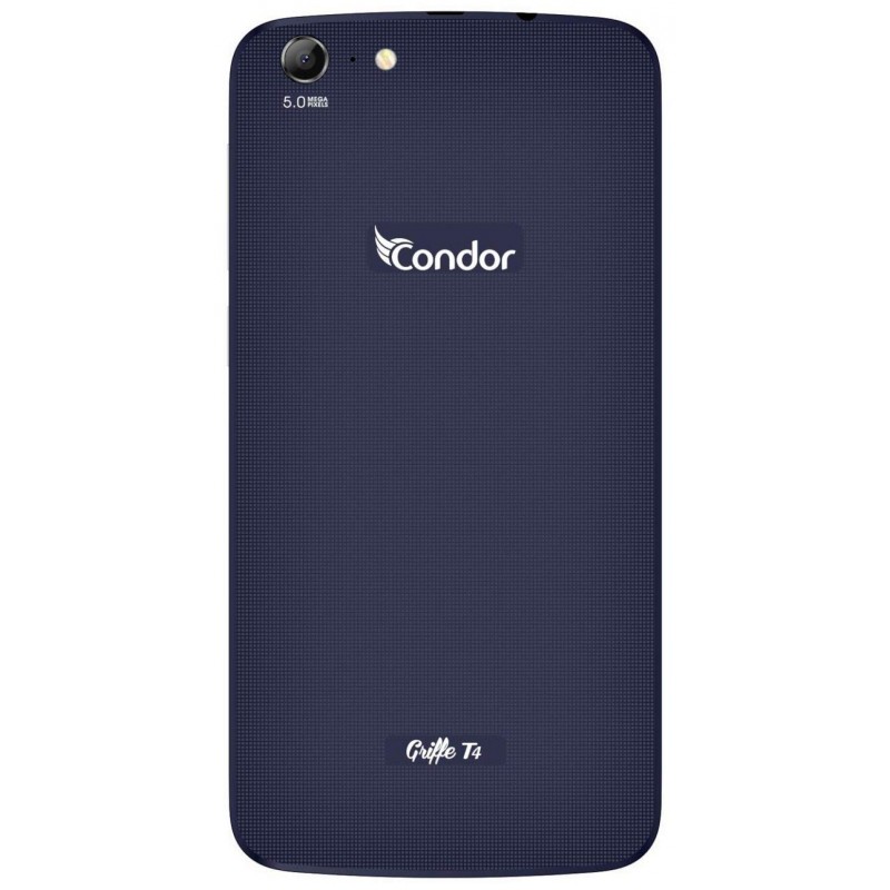 Téléphone Portable Condor Griffe T4 / 4G / Double SIM / Bleu + SIM Offerte