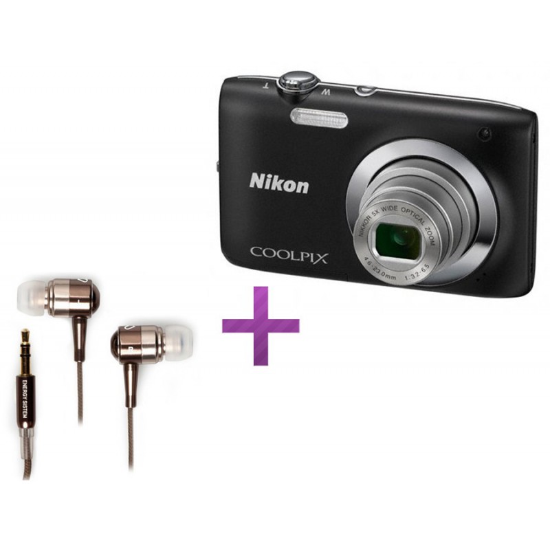 Appareil Photo Nikon Coolpix S2600 + Ecouteur Energy E210