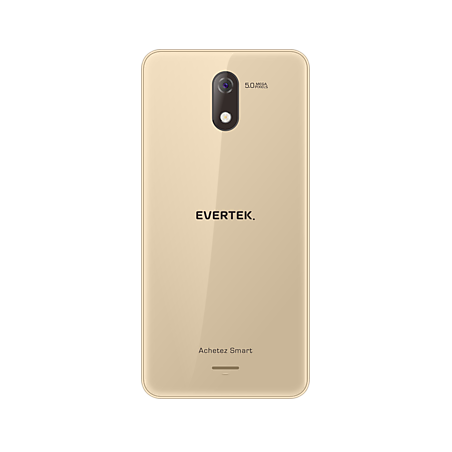 Téléphone Portable Evertek V5 / 3G / Double SIM / Gold + Film de ...
