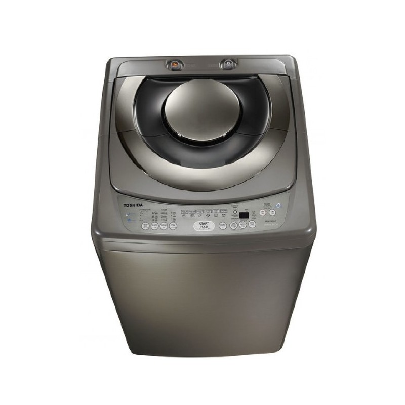 Machine à laver Top Load Toshiba / 9Kg / Silver + Liquide Ariel 5kg Offert
