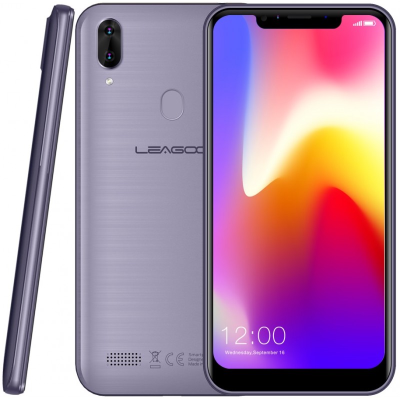 Téléphone Portable Leagoo M11 / 4G / Double SIM / Gris & Bleu + SIM ...