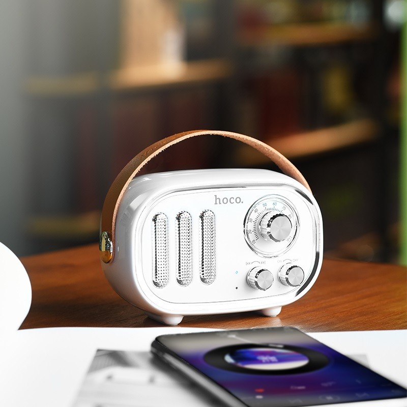 Haut-parleur portable Bluetooth Hoco BS16 / Blanc