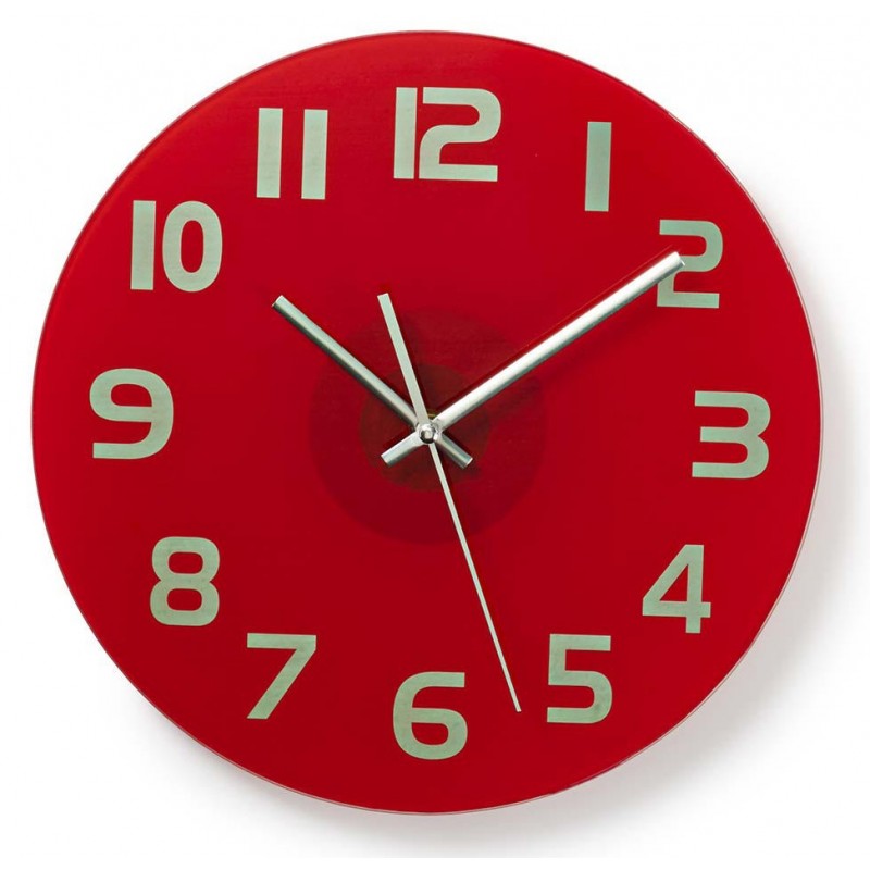 Horloge murale Nedis 30 cm / Rouge