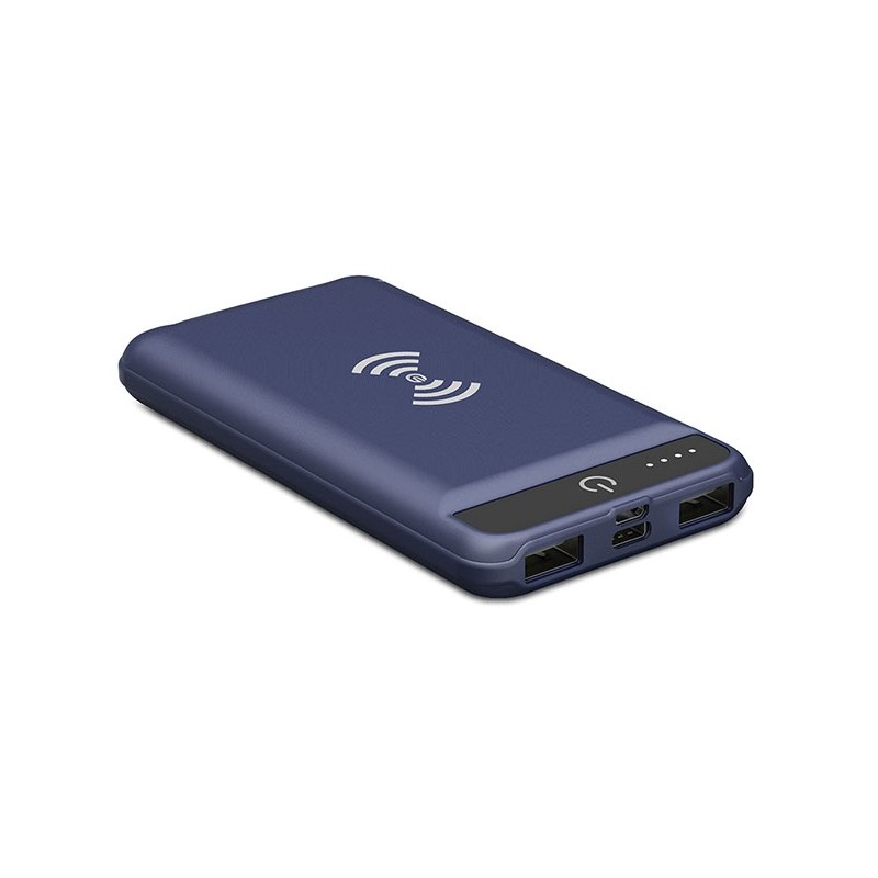Power Bank et Chargeur Sans Fil S-Link G8W / 8000 mAh / Bleu