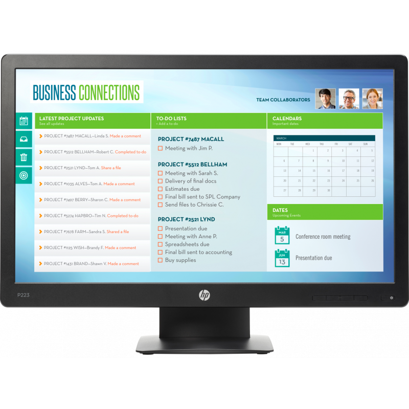 Ecran HP ProDisplay P223 21.5" Full HD