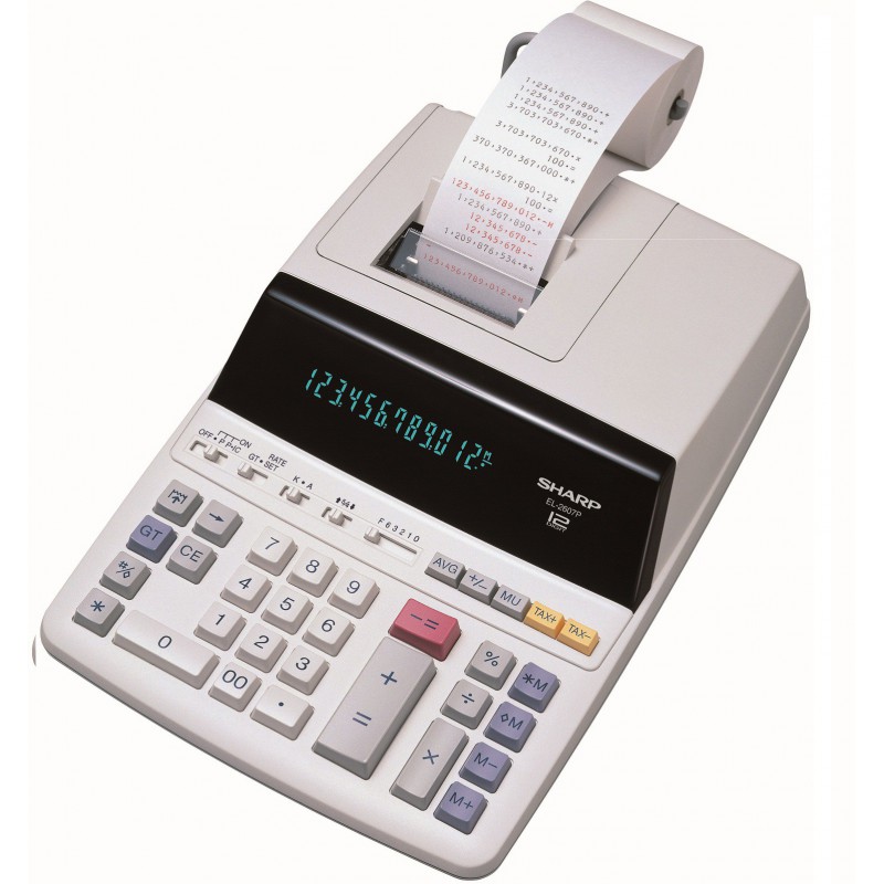 Calculatrice avec Imprimante Sharp EL-2607P