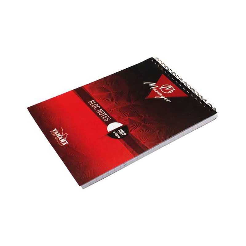 Bloc note YAMAMA Manager Wiro 14.5 X 21 80G 100p Lignée