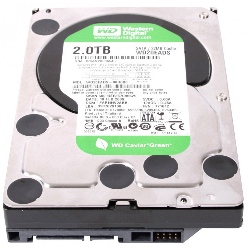 Disque Dur Interne Western Digital 2To