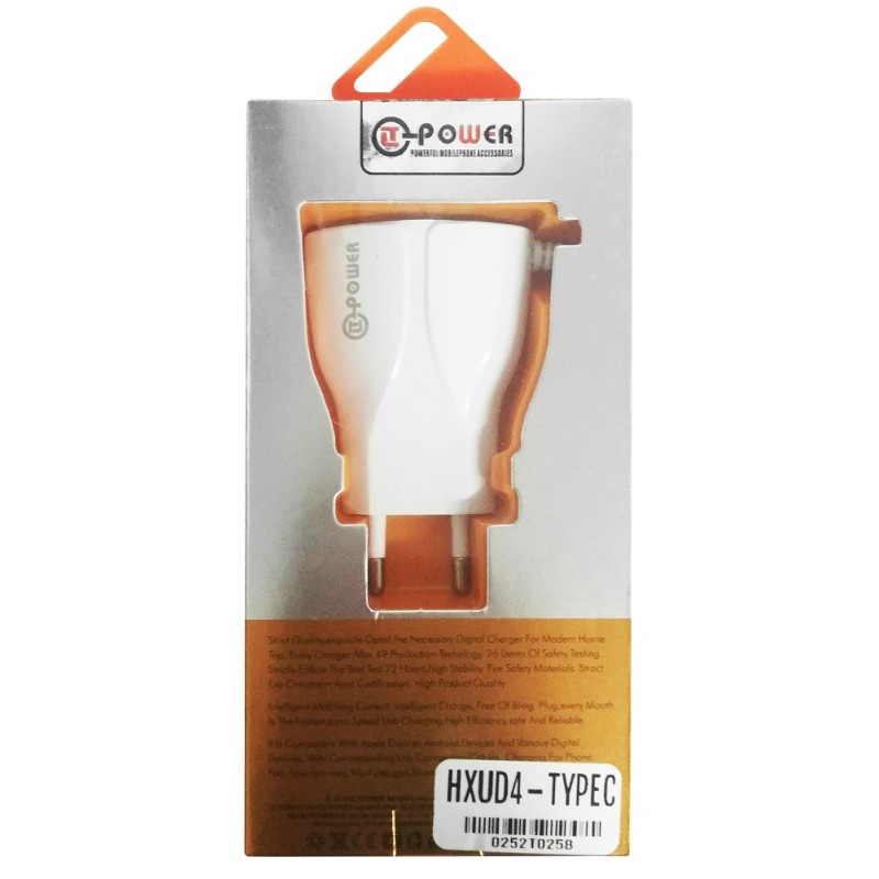 Chargeur secteur LT Power HXUD-4 USB vers USB Type C 1.5A