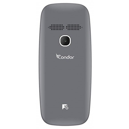 Téléphone Portable Condor F6 / Double SIM / Gris + SIM Offerte