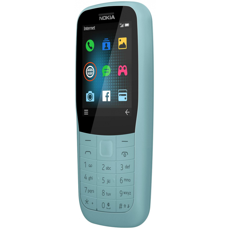 Téléphone Portable Nokia 220 4G / Double SIM / Bleu