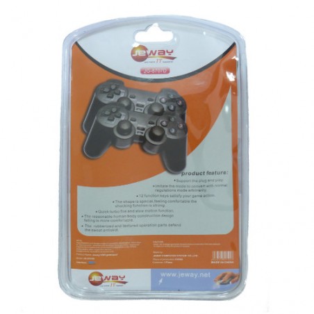 Manette de jeu USB Double vibration Jeway JG8707D