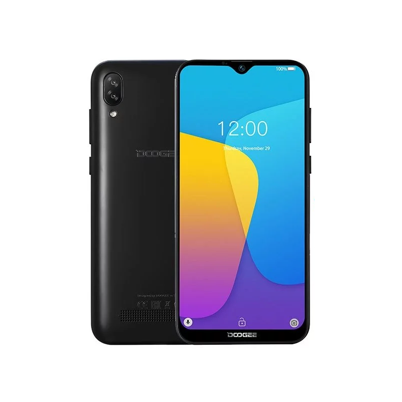 Téléphone Portable Doogee X90L / Double SIM / 4G / Noir + Film de ...