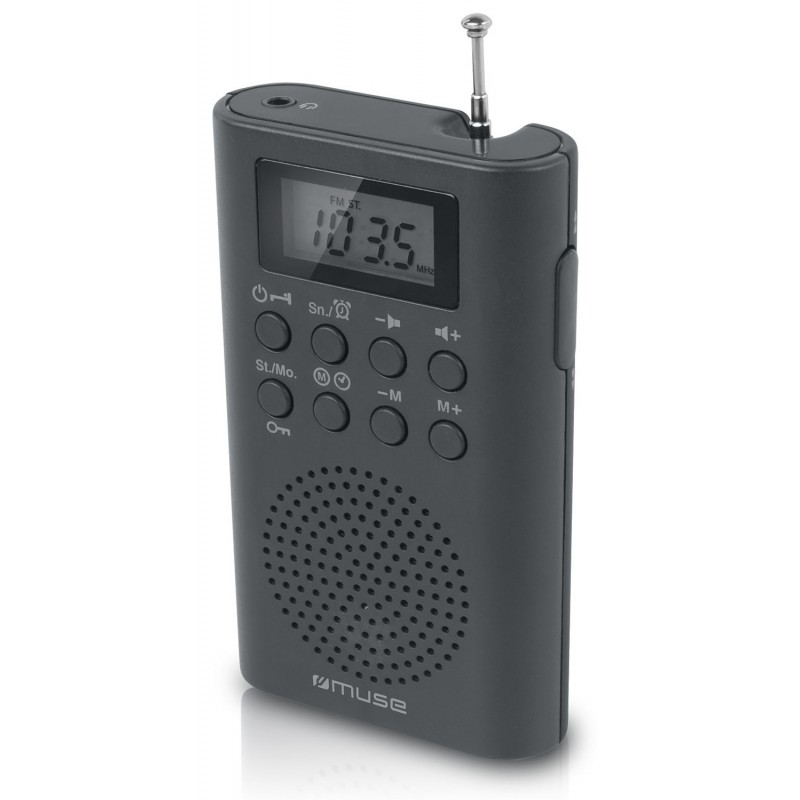 Radio PLL de poche Muse M-03R / Noir