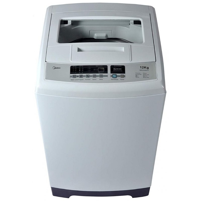 Machine à laver Automatique Top Load MIDEA 12 Kg / Silver