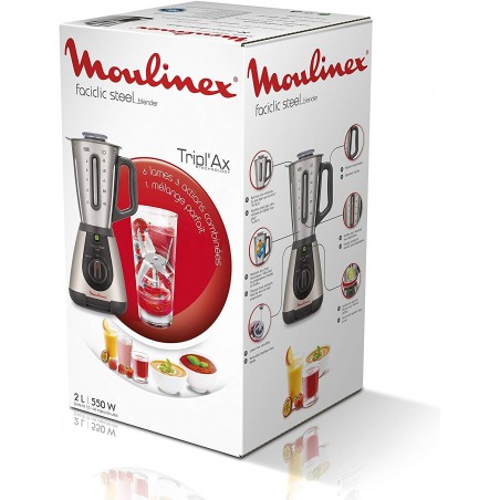 Blender Moulinex Faciclic Steel 550 W / Inox