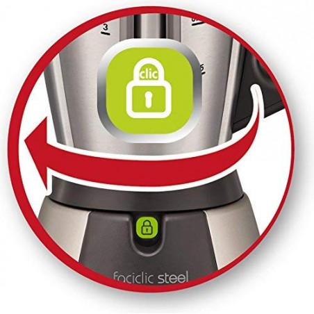 Blender Moulinex Faciclic Steel 550 W / Inox