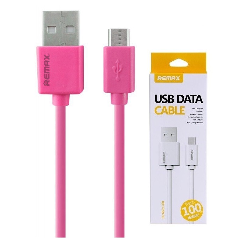 Câble Remax USB vers Micro USB / Rose