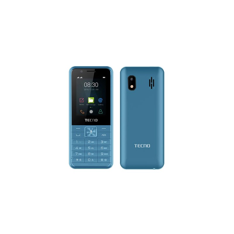 Téléphone Portable Tecno T313 / Double SIM / Bleu + SIM Offerte