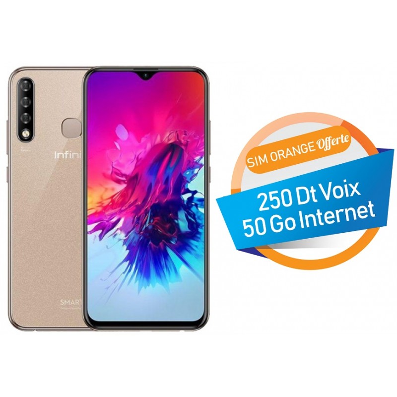 Infinix Smart 3 plus Gold - INFINIX Tunisianet