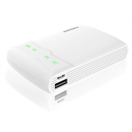 Power Bank Kingleen 301S / 6000 mAh / Blanc