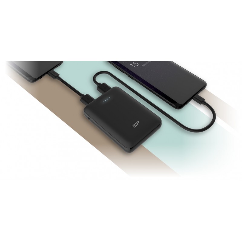 Power Bank Silicon Power Cell C100 / 10000 mAh / Noir
