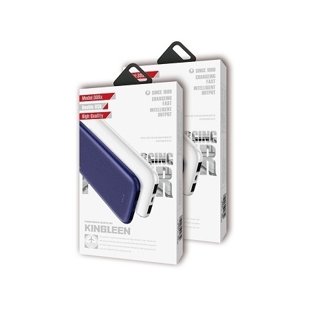Power Bank Kingleen 309X / 10000 mAh / Blanc