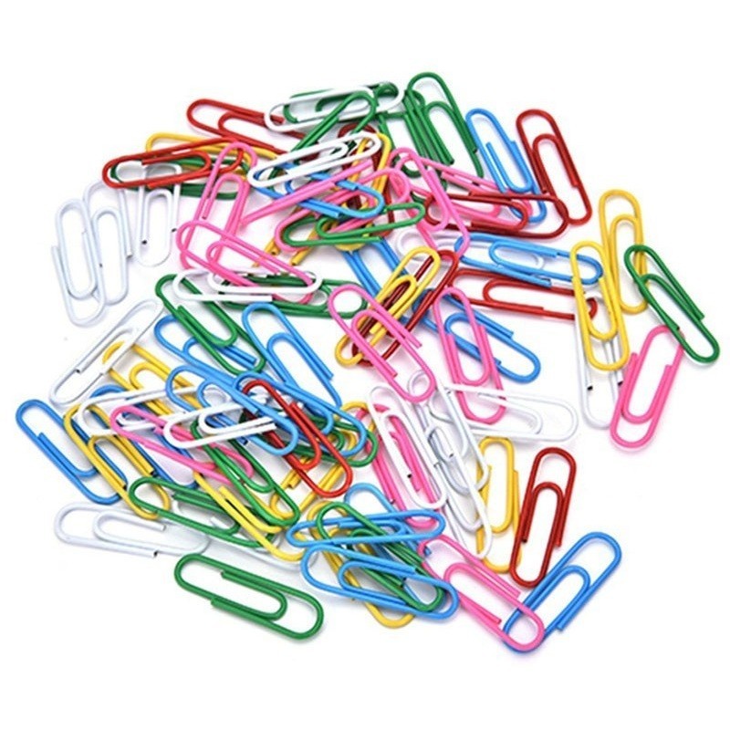 100 Trombones Couleur Assortis 33 mm