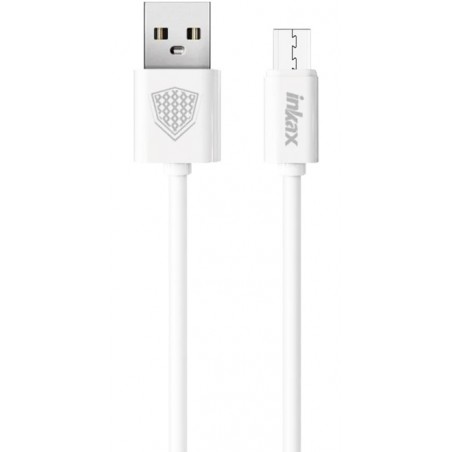 Câble USB vers Micro USB Inkax CK-51 2.1A / 1M / Blanc