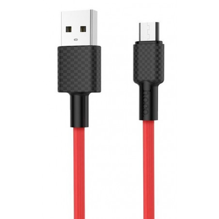 CÂBLE USB HOCO X29 2A Vers MICRO USB / 1 M / Rouge