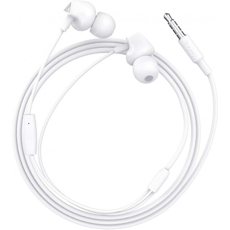 Écouteurs Stéréo HOCO avec microphone M60 / Blanc