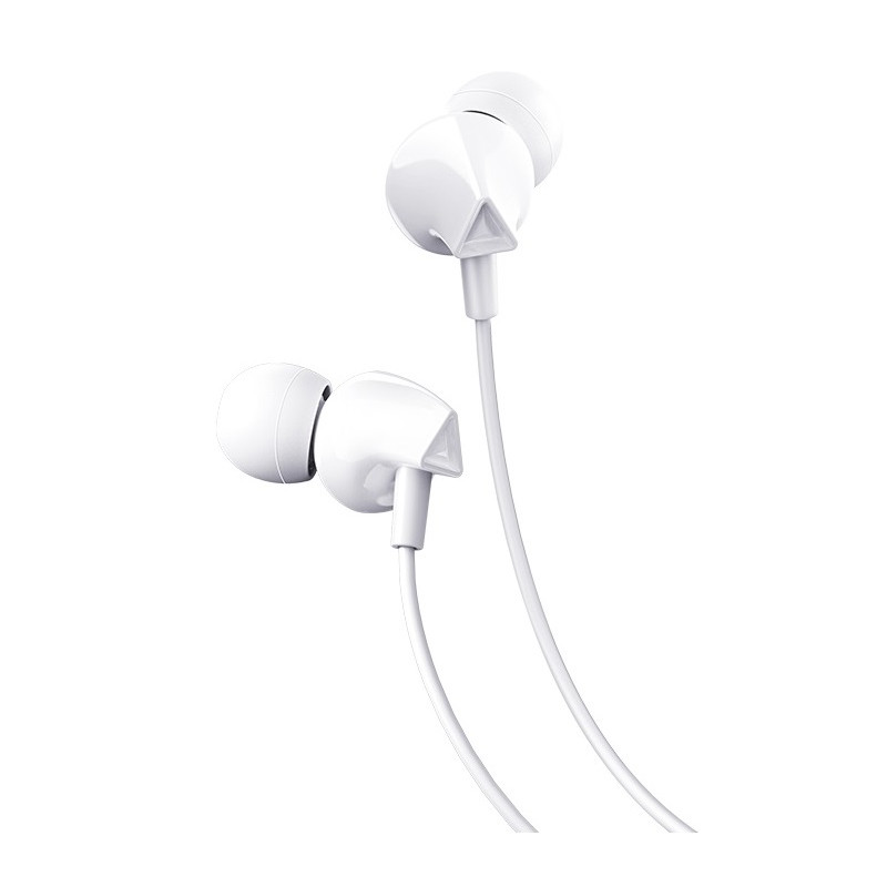 Écouteurs Stéréo HOCO avec microphone M60 / Blanc