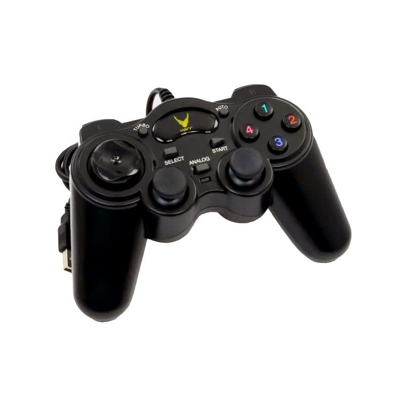 Manette Gaming filaire USB OMEGA Interceptor OGP85 / Noir