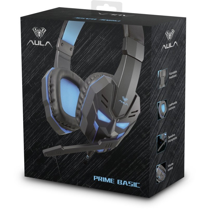 Casque avec Micro Gaming aula 3.5mm Prime basic
