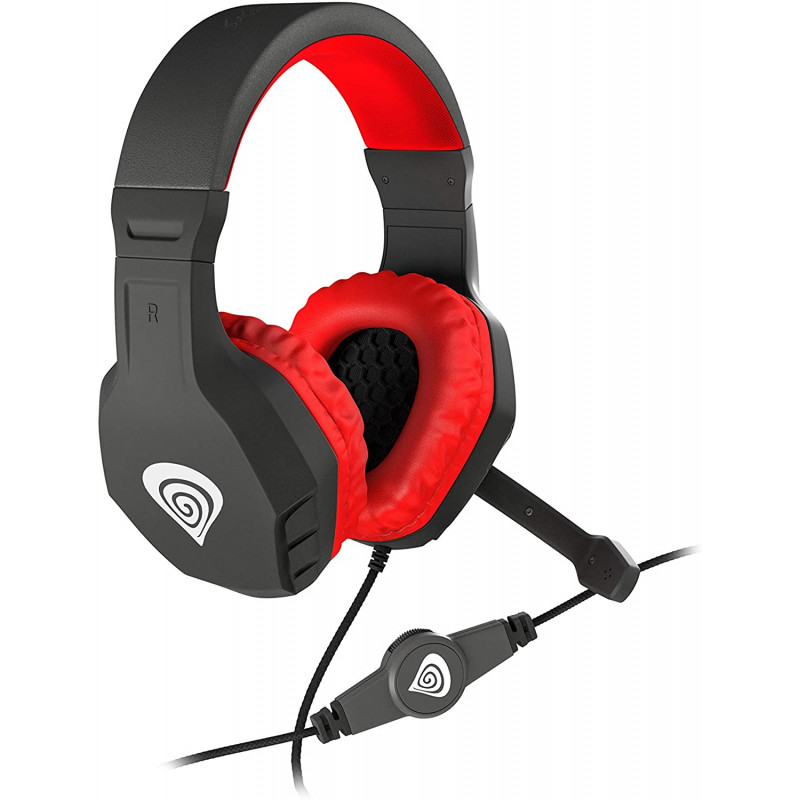 Casque avec Micro Gaming Genesis Argon 200 / Rouge