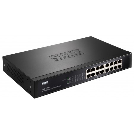 Switch SMC Gigabit Ethernet 10/100/1000 Mbps 16Ports