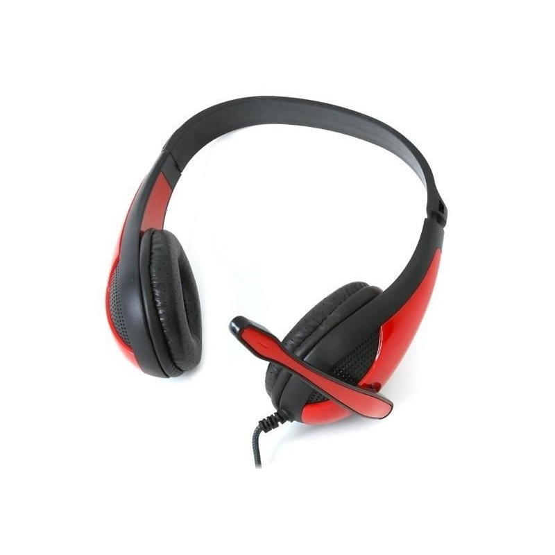 Casque avec Micro Gaming Omega FreeStyle FH4008R / Rouge