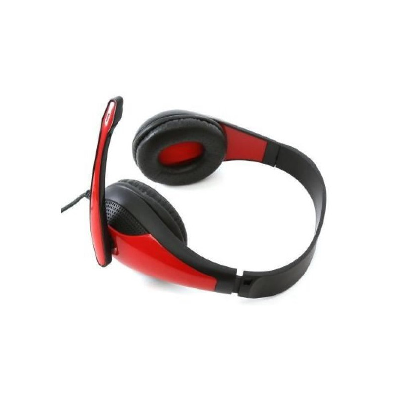Casque avec Micro Gaming Omega FreeStyle FH4008R / Rouge