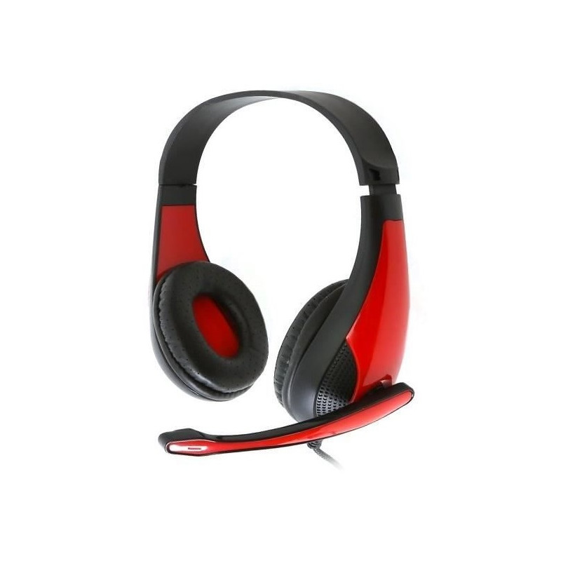 Casque avec Micro Gaming Omega FreeStyle FH4008R / Rouge