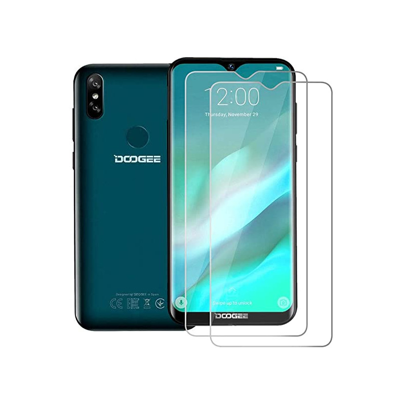Pack: 2 x Films de protection Nano Glass 9H pour DooGee X90L