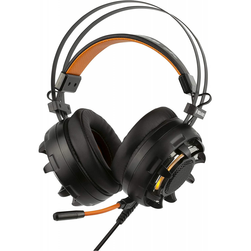 Casque Micro Gaming Konix WOT GH-60 7.1 VIB / Noir & Orangé