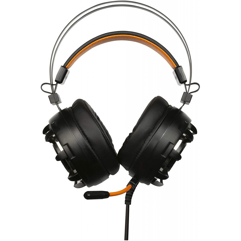 Casque Micro Gaming Konix WOT GH-60 7.1 VIB / Noir & Orangé