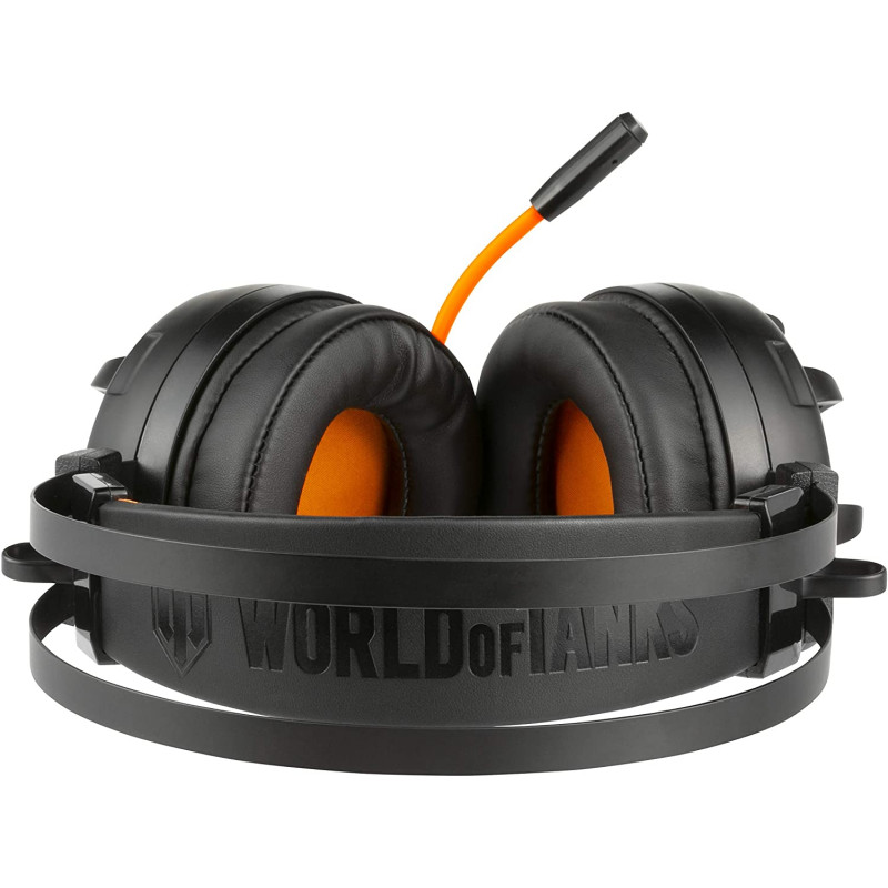 Casque Micro Gaming Konix WOT GH-60 7.1 VIB / Noir & Orangé