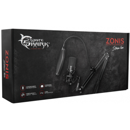 Microphone Gaming White Shark DSM-01 ZONIS / NOIR