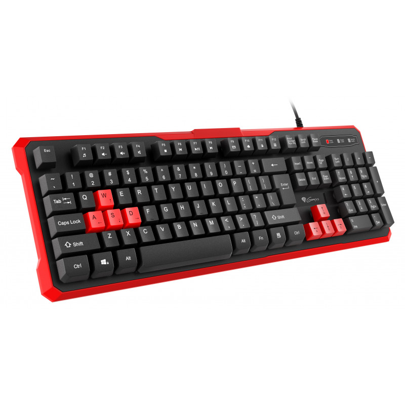 Clavier Gaming Genesis Rhod 110 / Noir & Rouge
