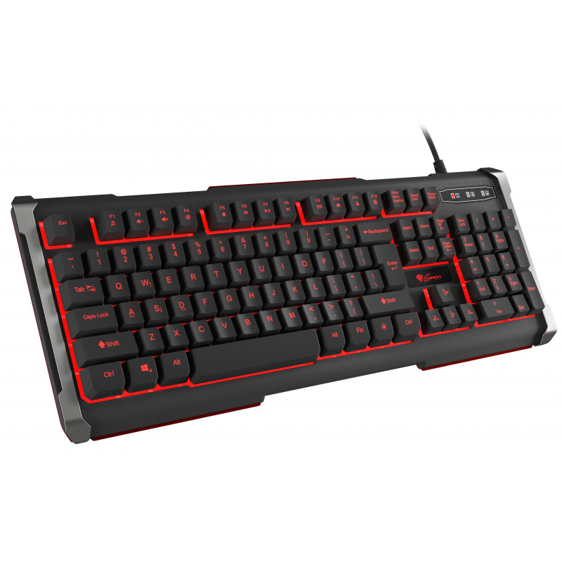 Clavier Gaming Genesis Rhod 400 / Noir & Rouge