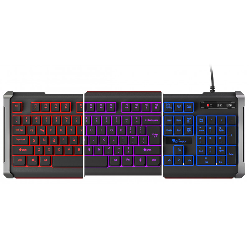 Clavier Gaming Genesis Rhod 400 / Noir & Rouge