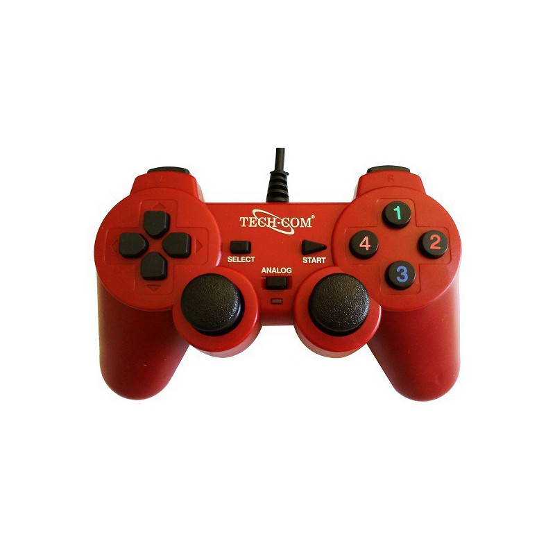 Manette de jeu USB Tech-Com Double Vibration
